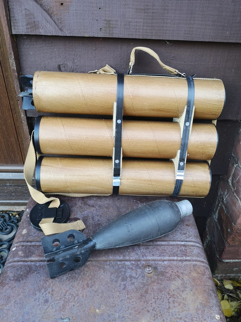 Mortar and Piat tubes - REPLICA PIAT, 3" AND 2" MORTAR TUBES